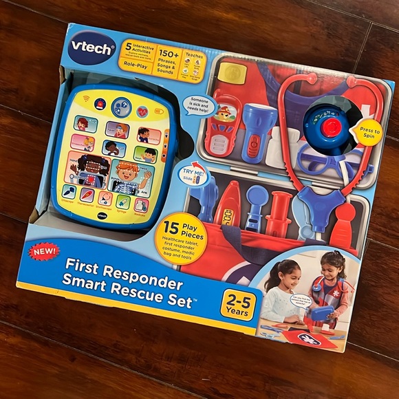 vtech | Toys | Vtech First Responders Smart Rescue Set 25 Years New In ...